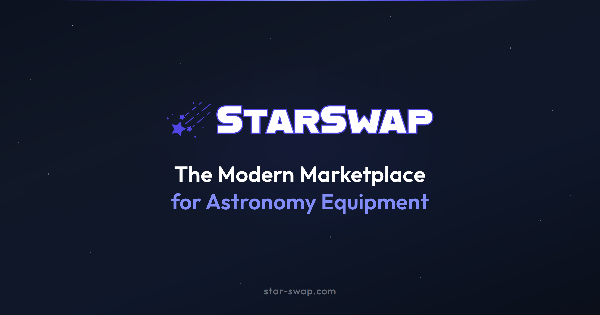 StarSwap - A Modern Astronomy Marketplace